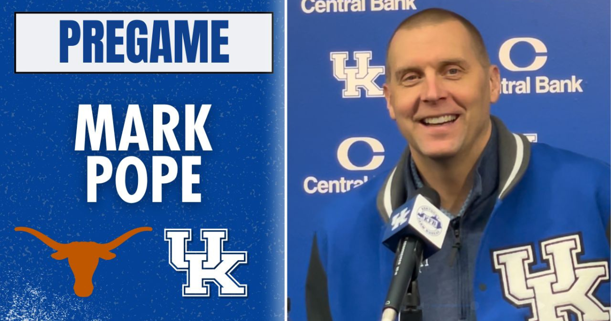 WATCH: Mark Pope previews Texas, provides injury updates