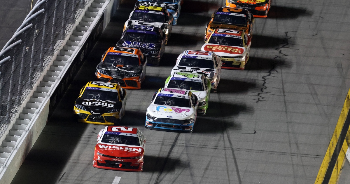 Jesse Love wins Daytona Xfinity race in controversial overtime finish