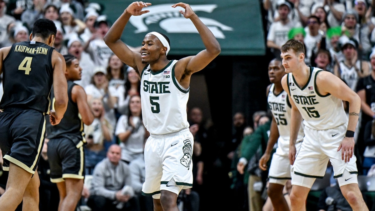 Tre Holloman thrives despite lineup change at Michigan State