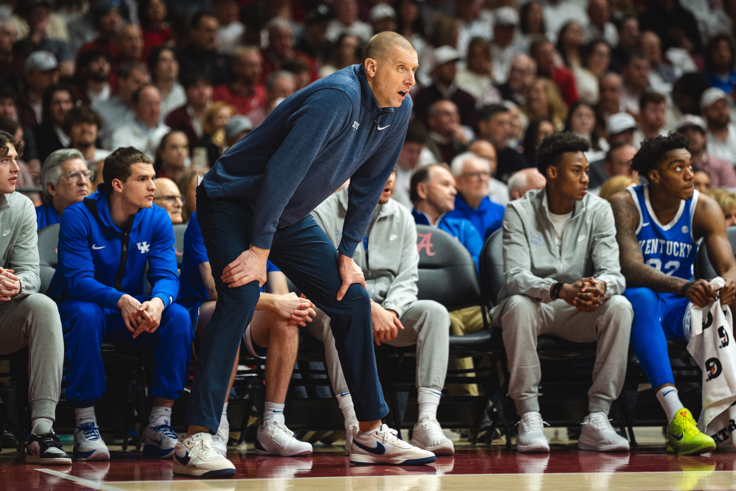Mark Pope was not happy about the officiating in Tuscaloosa - On3