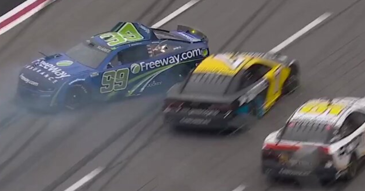Bubba Wallace check-up leads to huge wreck involving Daniel Suárez ...