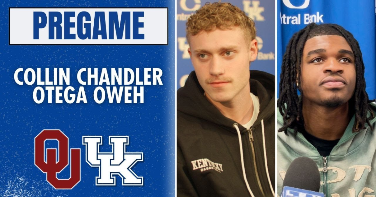 WATCH: Collin Chandler, Otega Oweh preview Oklahoma Sooners