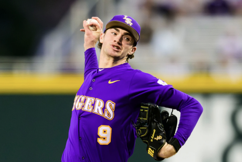 LSU freshman William Schmidt gets the win in first college start - On3