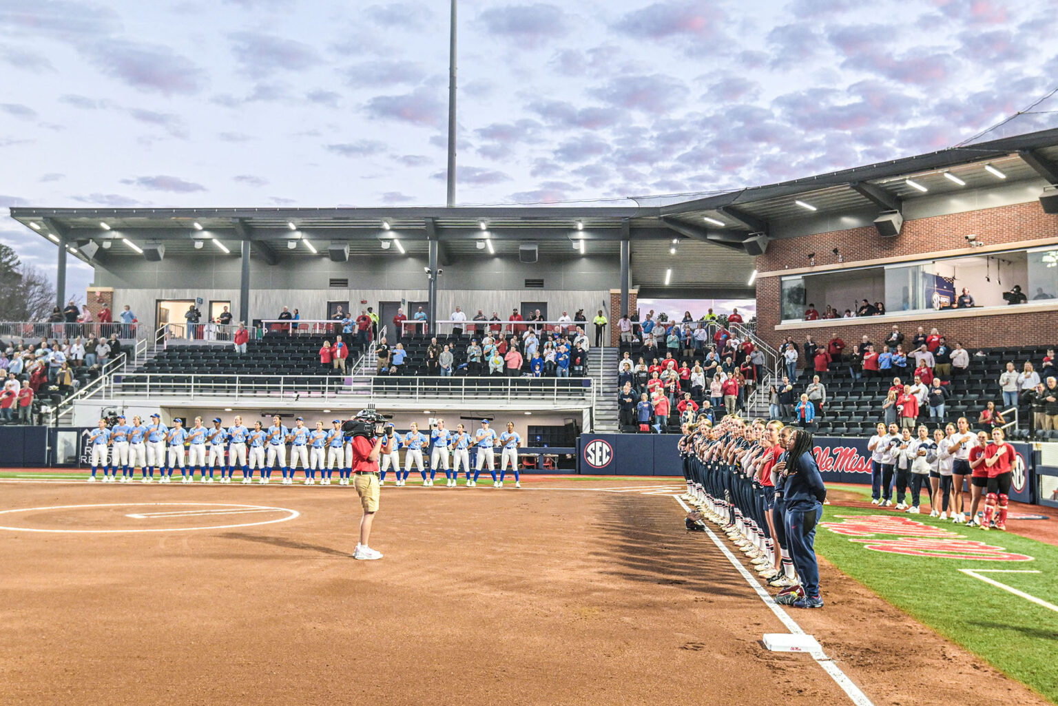 Ole Miss softball opens new stadium with win over McNeese State