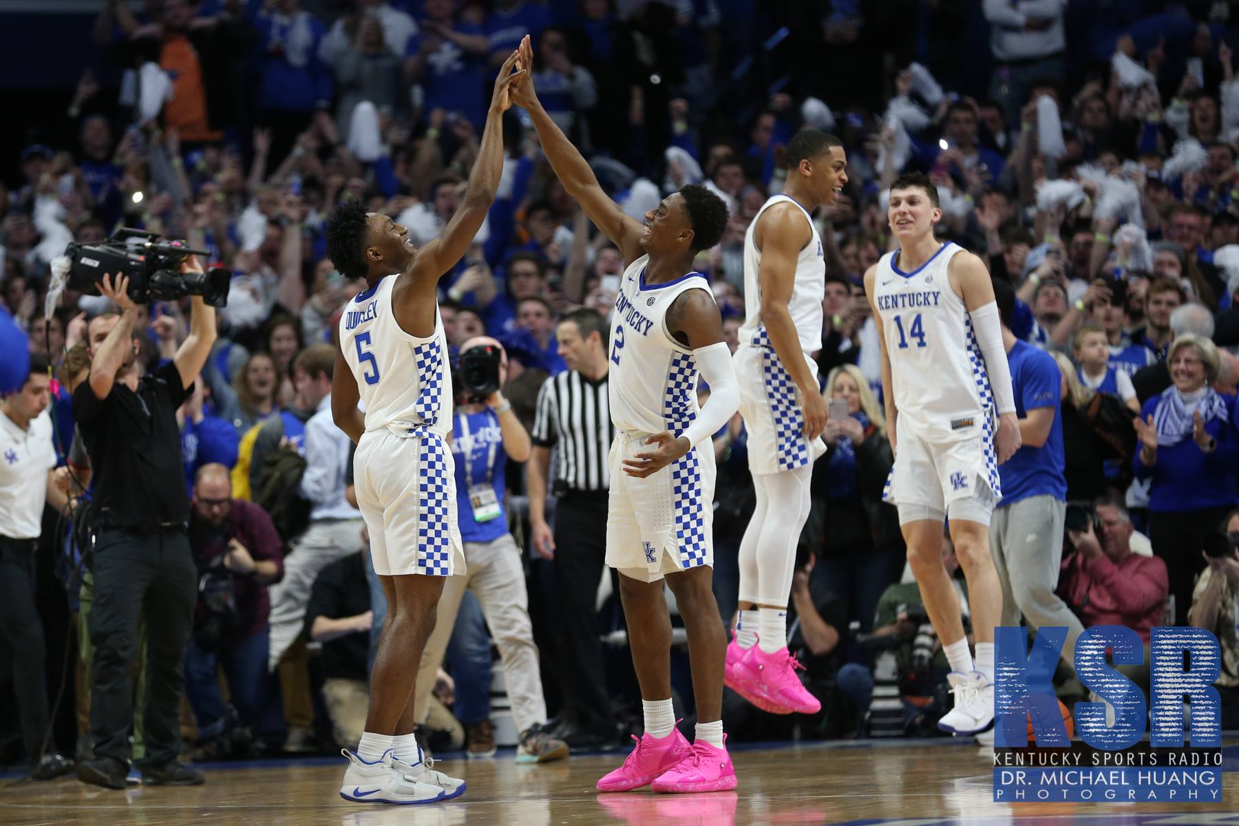 Kentucky has a winning record vs. No. 1-ranked teams at Rupp Arena