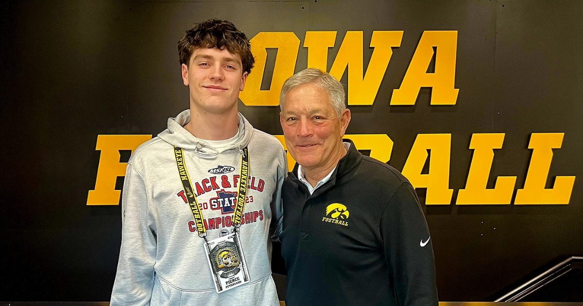 Petersohn makes first visit to Iowa