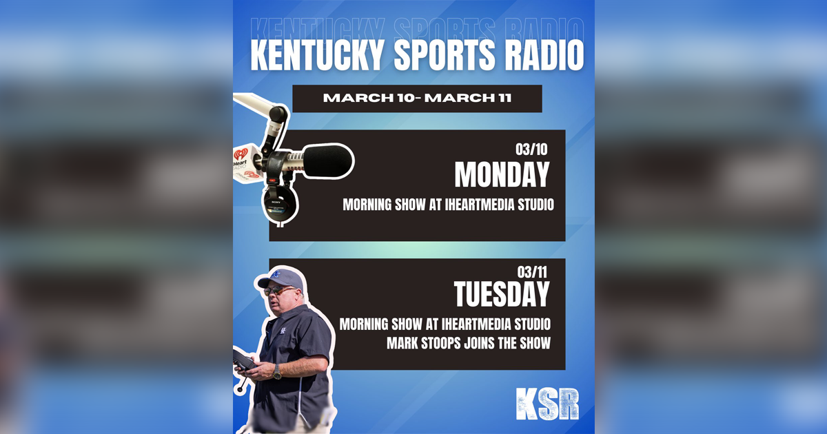 KSR Show, 3/10: Live from the iHeart studios from 10 a.m. to noon - On3