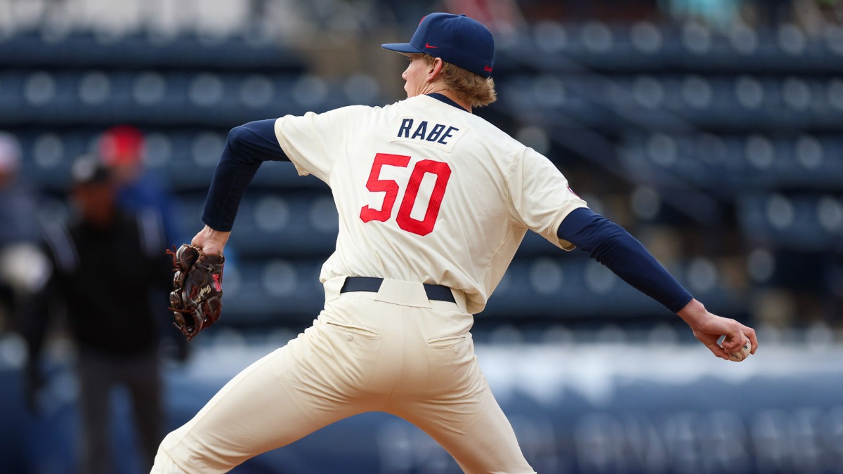 Streaking Ole Miss baseball turns to Rabe for final non-con tune-up