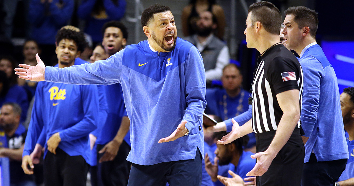 Jeff Capel blasts controversial final call in Pitt loss to Notre Dame ...