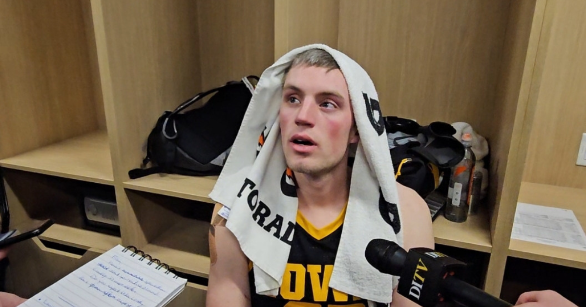 Emotional Payton Sandfort wraps up season