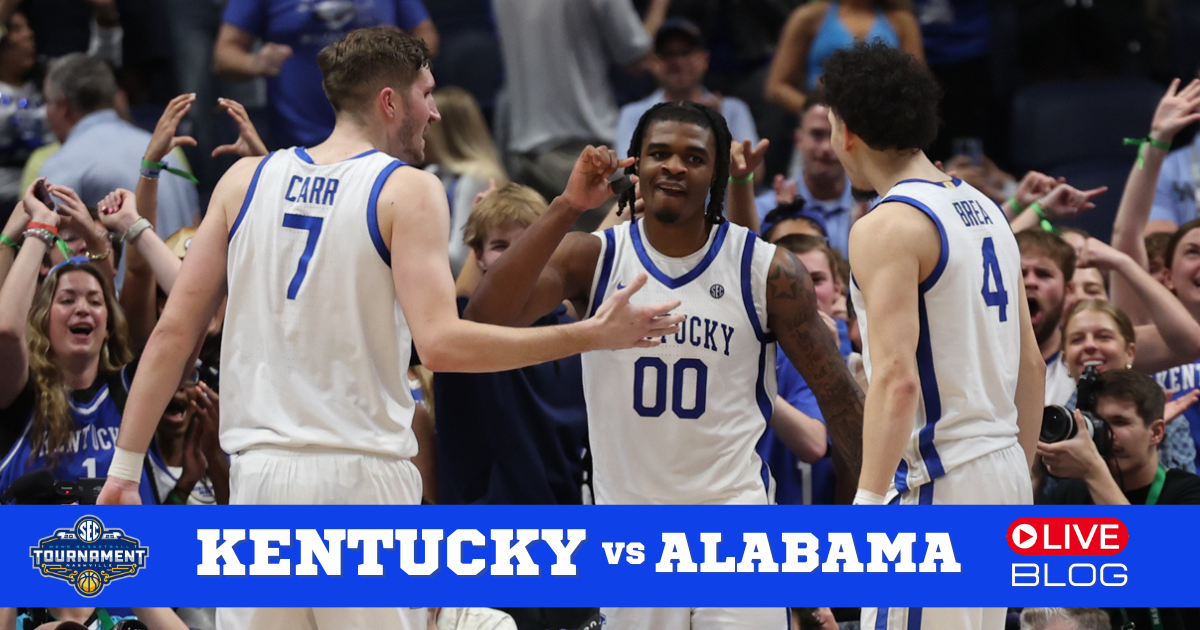 LIVE BLOG: [6] Kentucky vs. [3] Alabama, SEC Tournament Quarterfinals