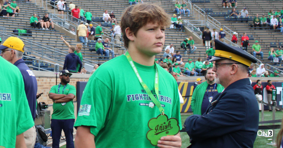 Notre Dame football offers DL Richie Flanigan on Pot of Gold Day