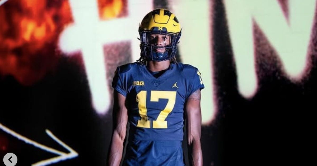 Michigan freshman WR made the first 'wow' play of spring practice