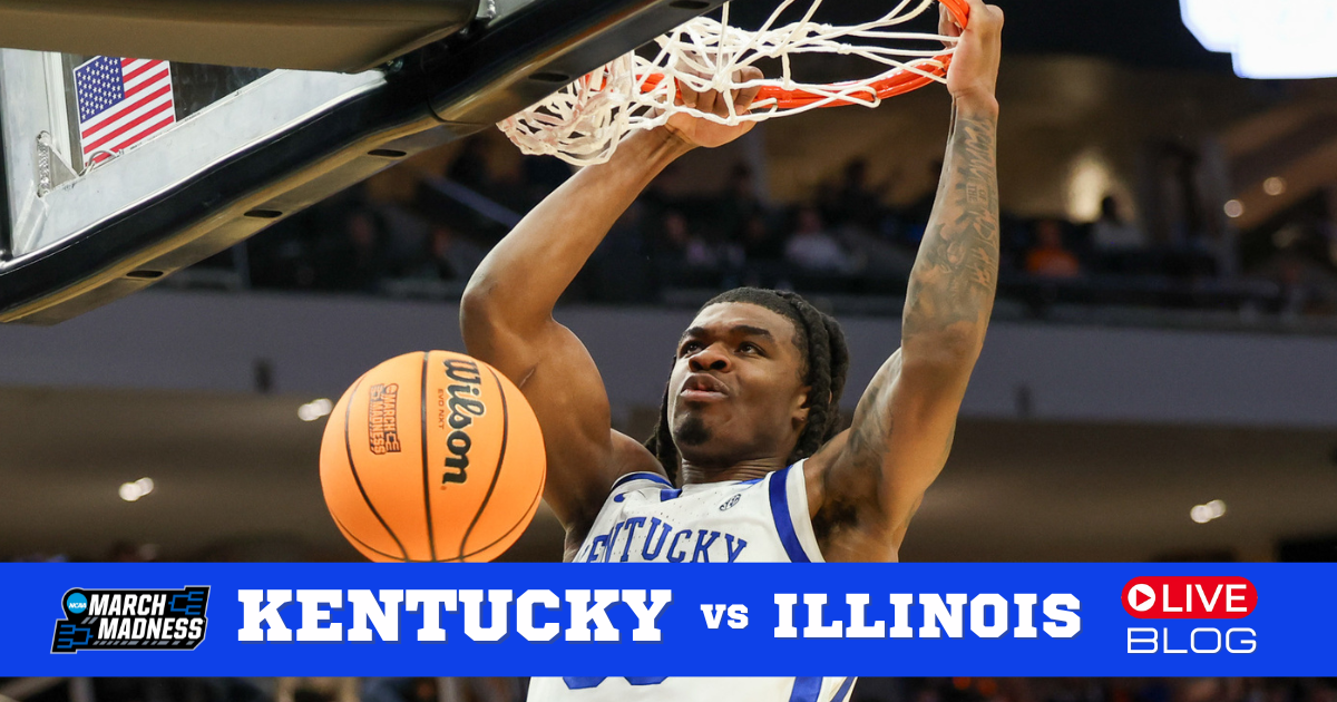 LIVE BLOG: [3] Kentucky vs. [6] Illinois, NCAA Tournament Second Round