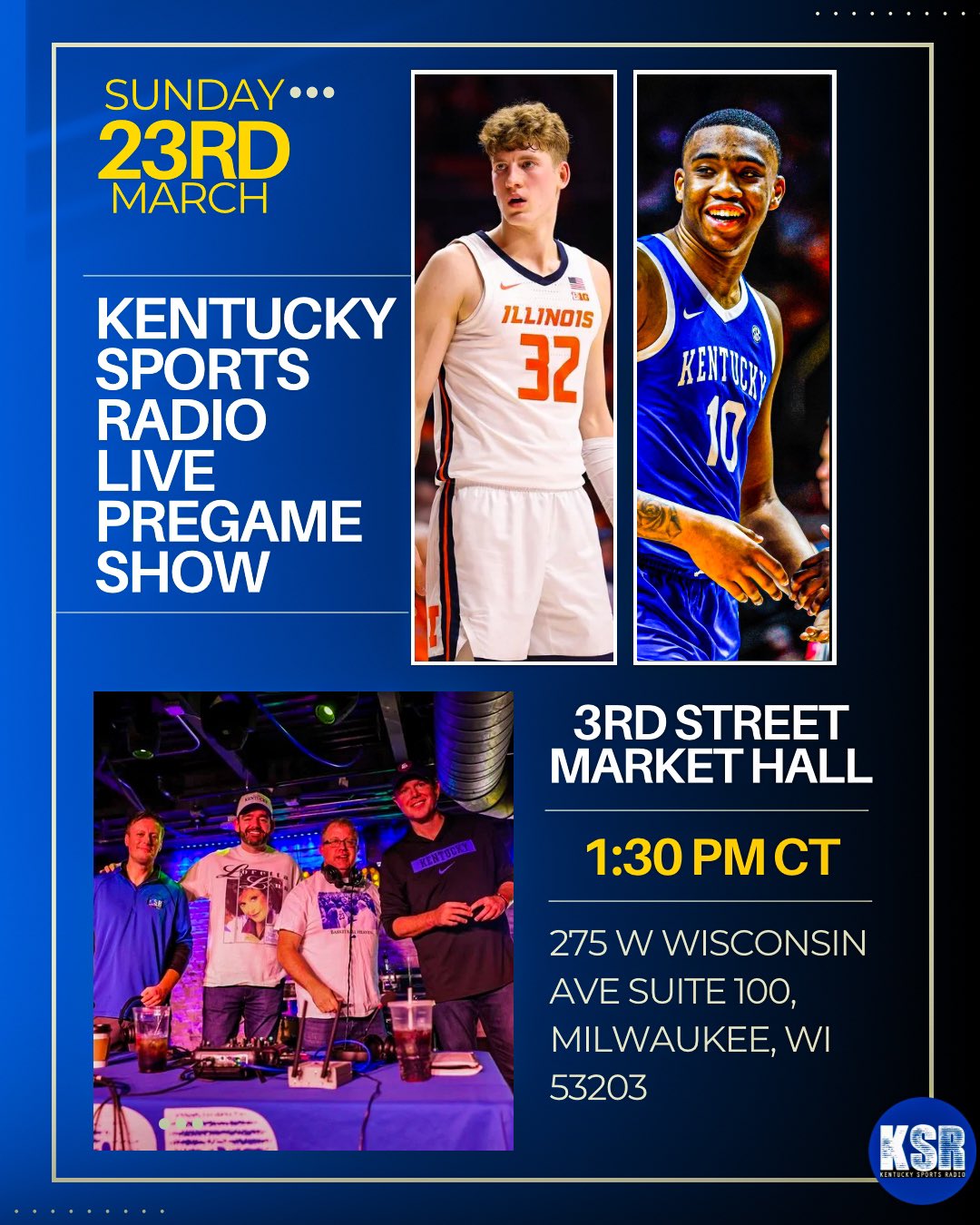 Listen to the KSR Pregame Show live from Milwaukee - On3