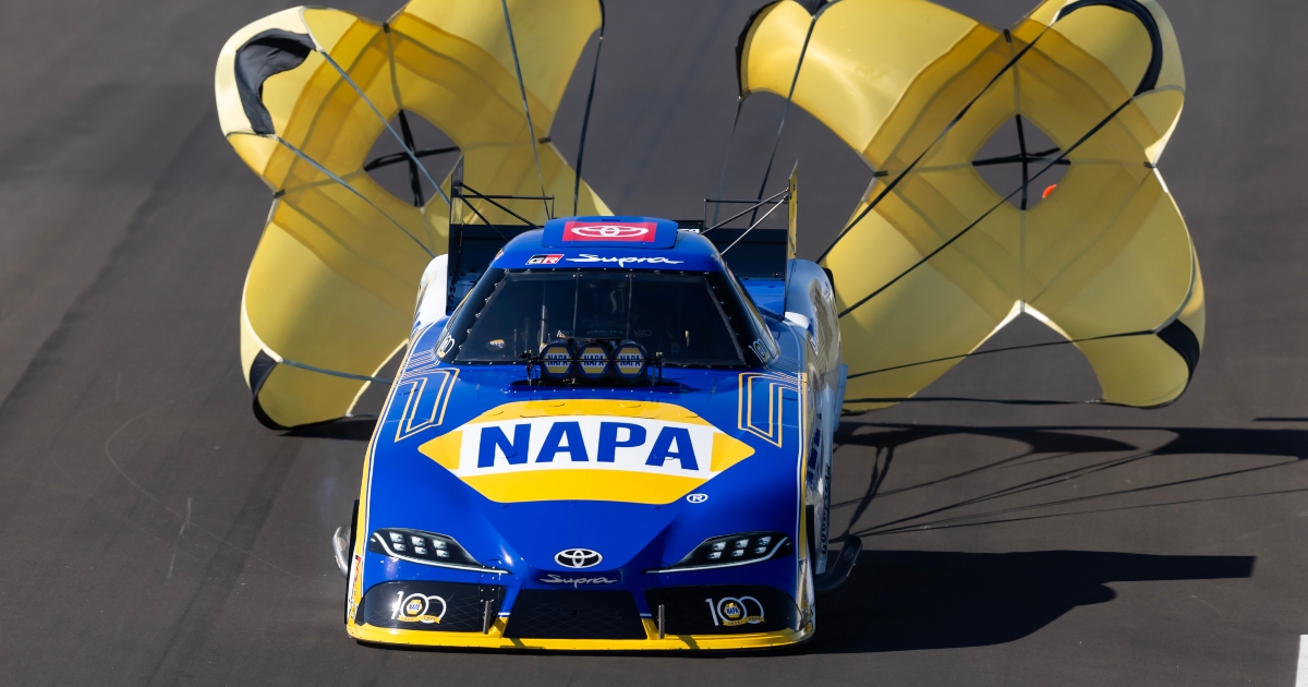 Ron Capps’ NHRA car explodes in terrifying moment at Arizona Nationals