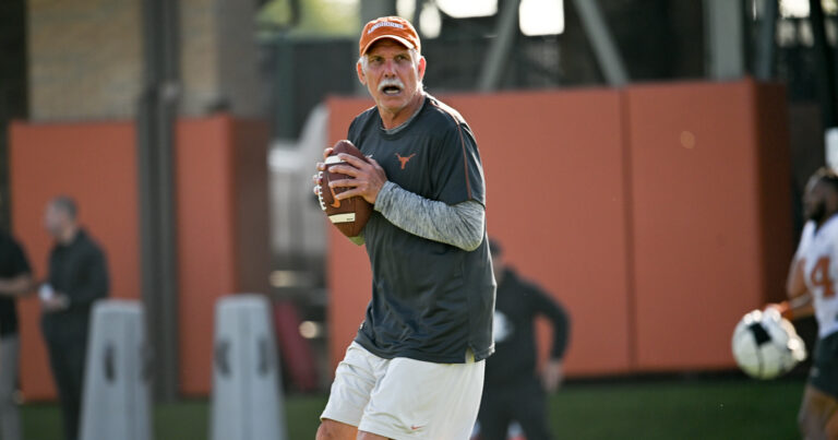 Photo Gallery: Texas football takes the field for the first day of ...