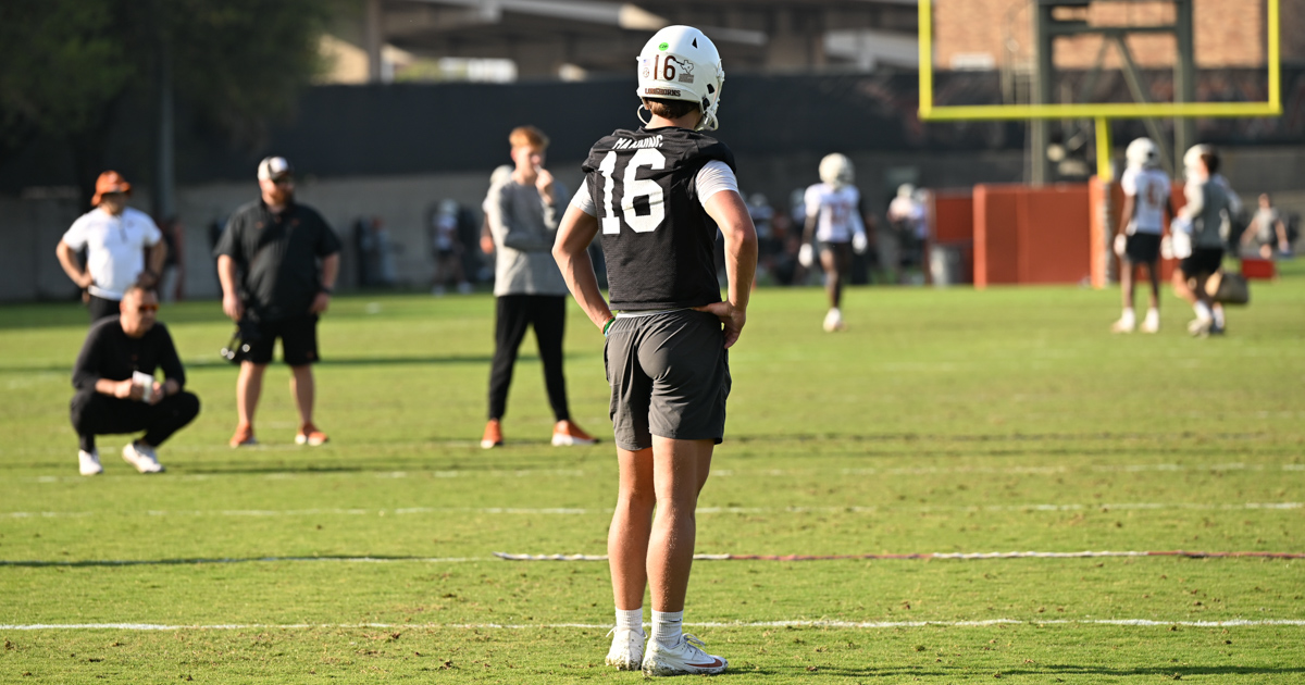 Photo Gallery: Texas football takes the field for the first day of ...