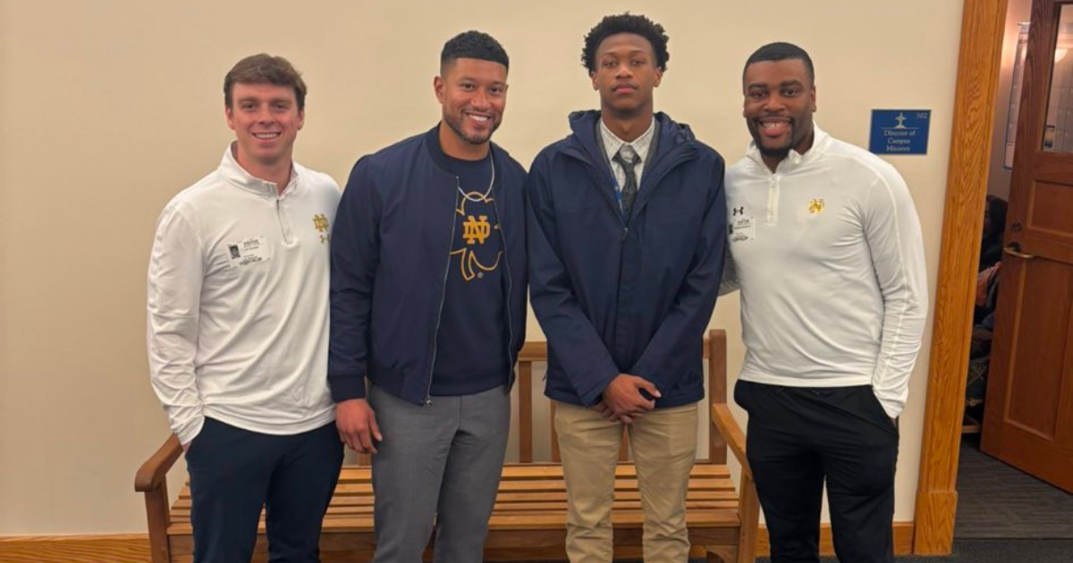 Where does Notre Dame stand for elite CB recruit Khary Adams?