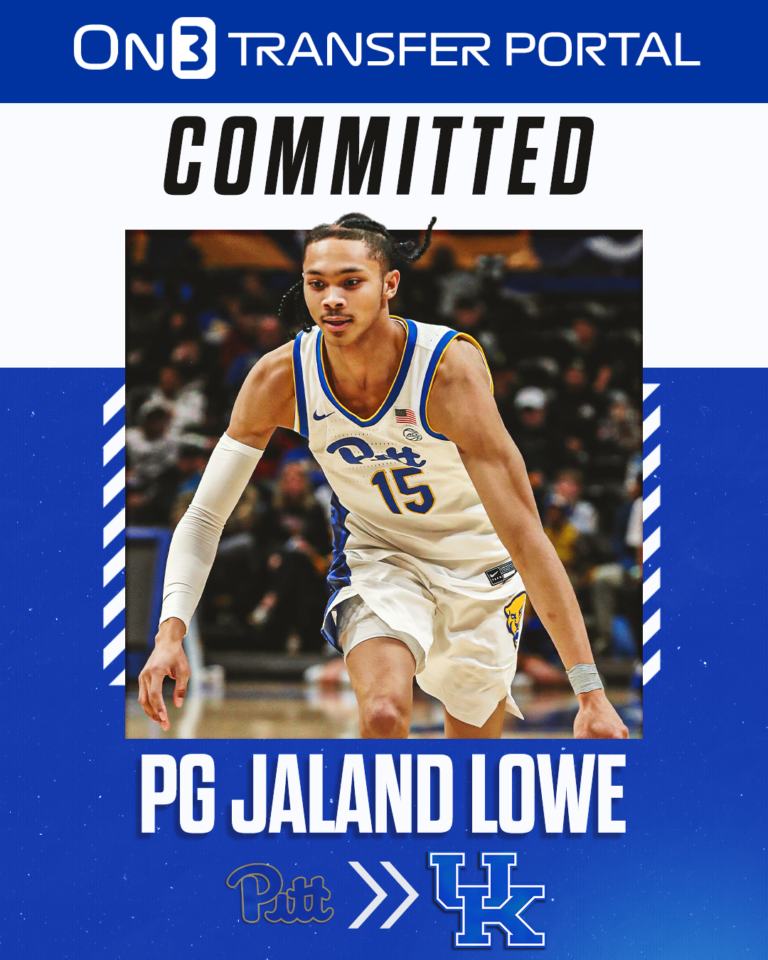 Pittsburgh All-ACC guard Jaland Lowe commits to Kentucky