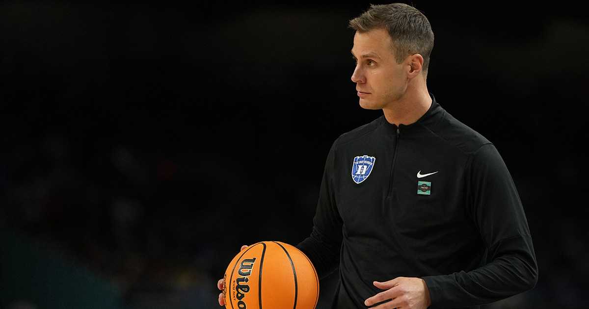 Jon Scheyer reacts to Duke Final Four collapse vs. Houston: 'It's hard ...