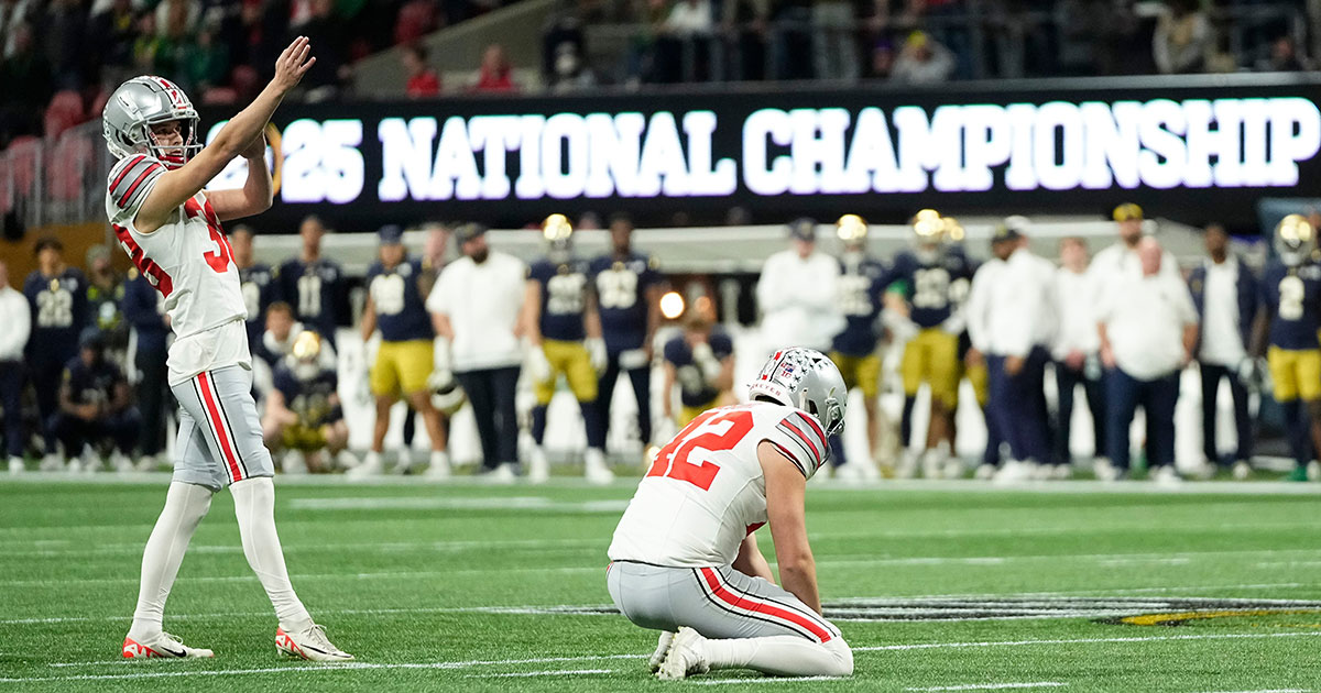 Ohio State kicker Jayden Fielding aiming to be more consistent