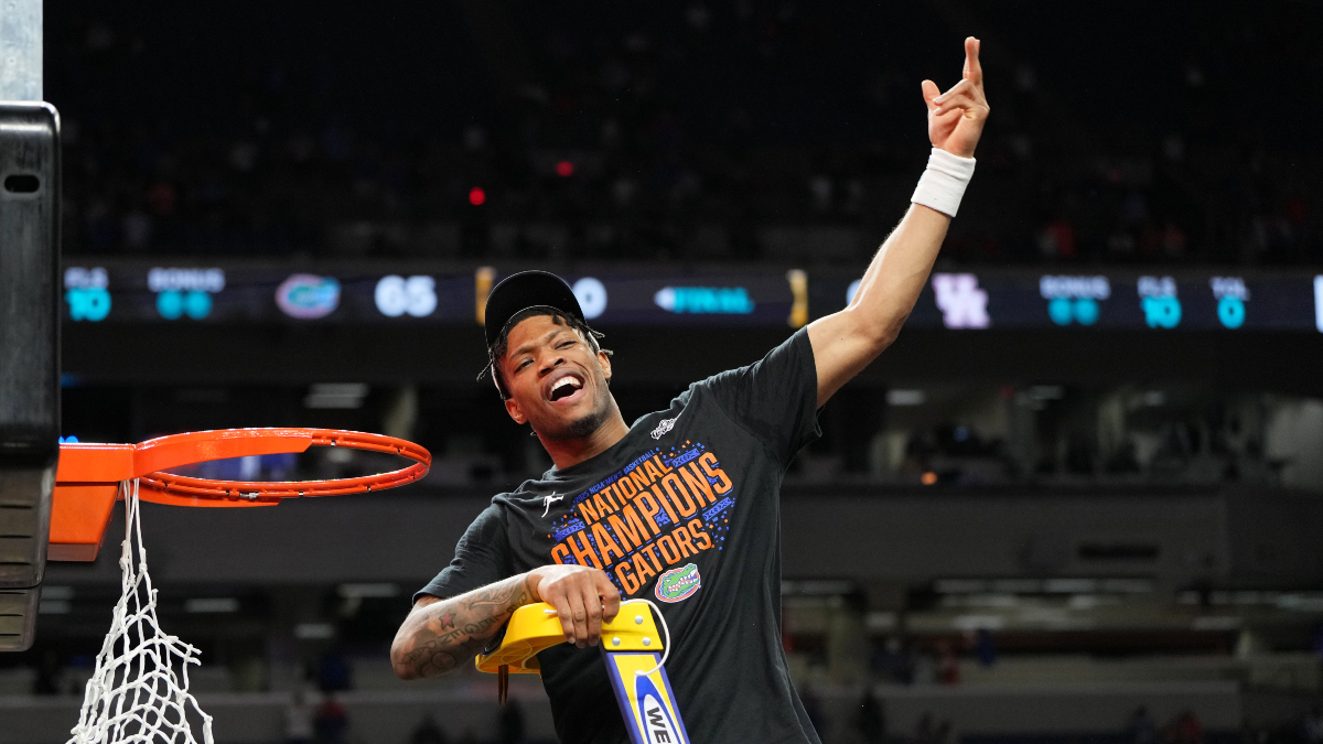 Alijah Martin made sure to celebrate cutting down the nets this time