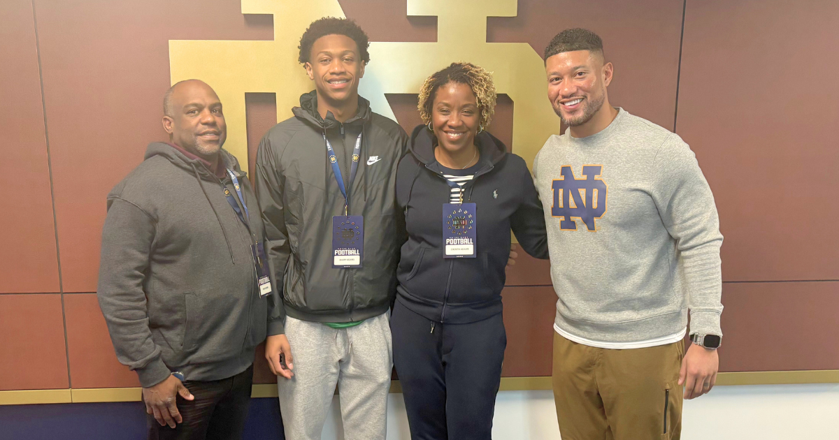 Notre Dame solidifies standing for elite CB Khary Adams after visit