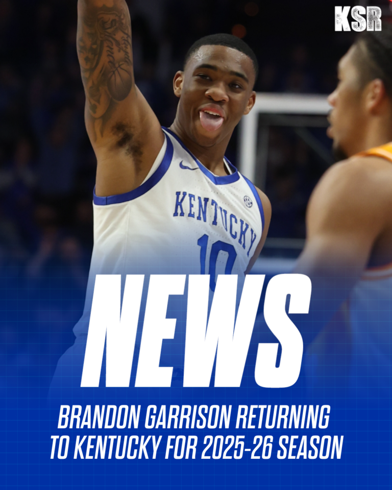 Brandon Garrison will return to Kentucky for junior season - On3