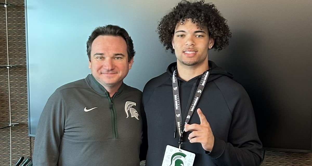 Four-star WR Quentin Burrell gives highlights from Michigan State visit ...