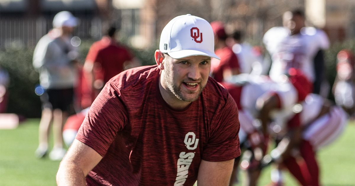 Nate Dreiling fitting in at OU, showing his personality