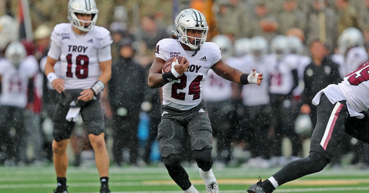 Troy RB transfer Damien Taylor commits to Ole Miss - On3