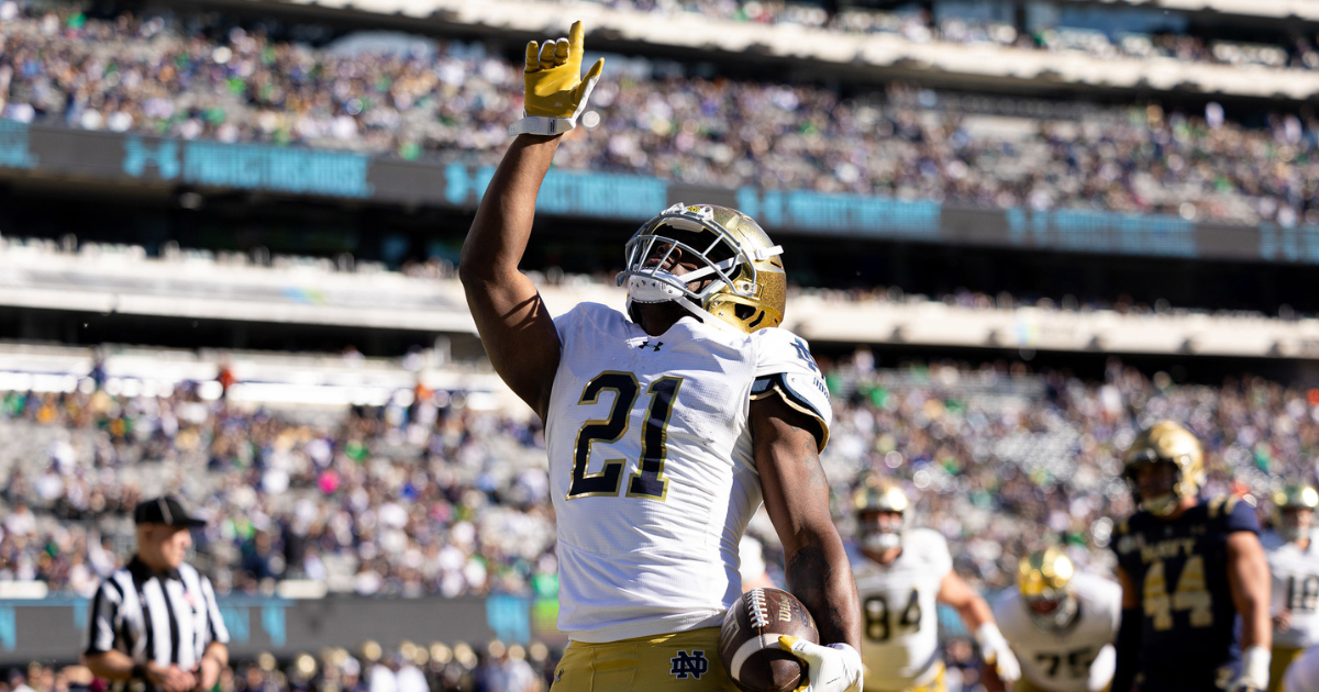 How RB Kedren Young thrives at Notre Dame with fallen friends not forgotten