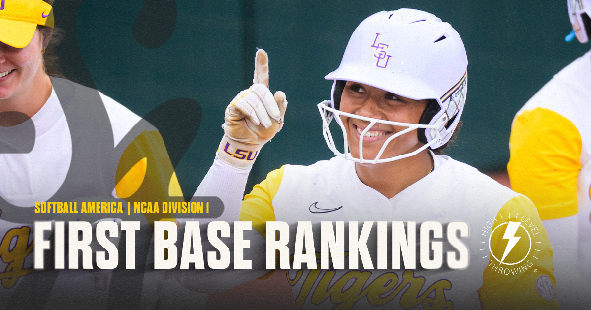 College Softball First Base Rankings: May 2025