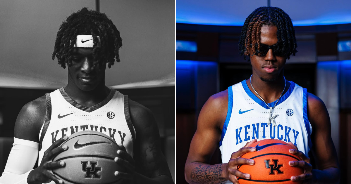 LOOK: Denzel Aberdeen, Kam Williams rock Kentucky jerseys for first ...