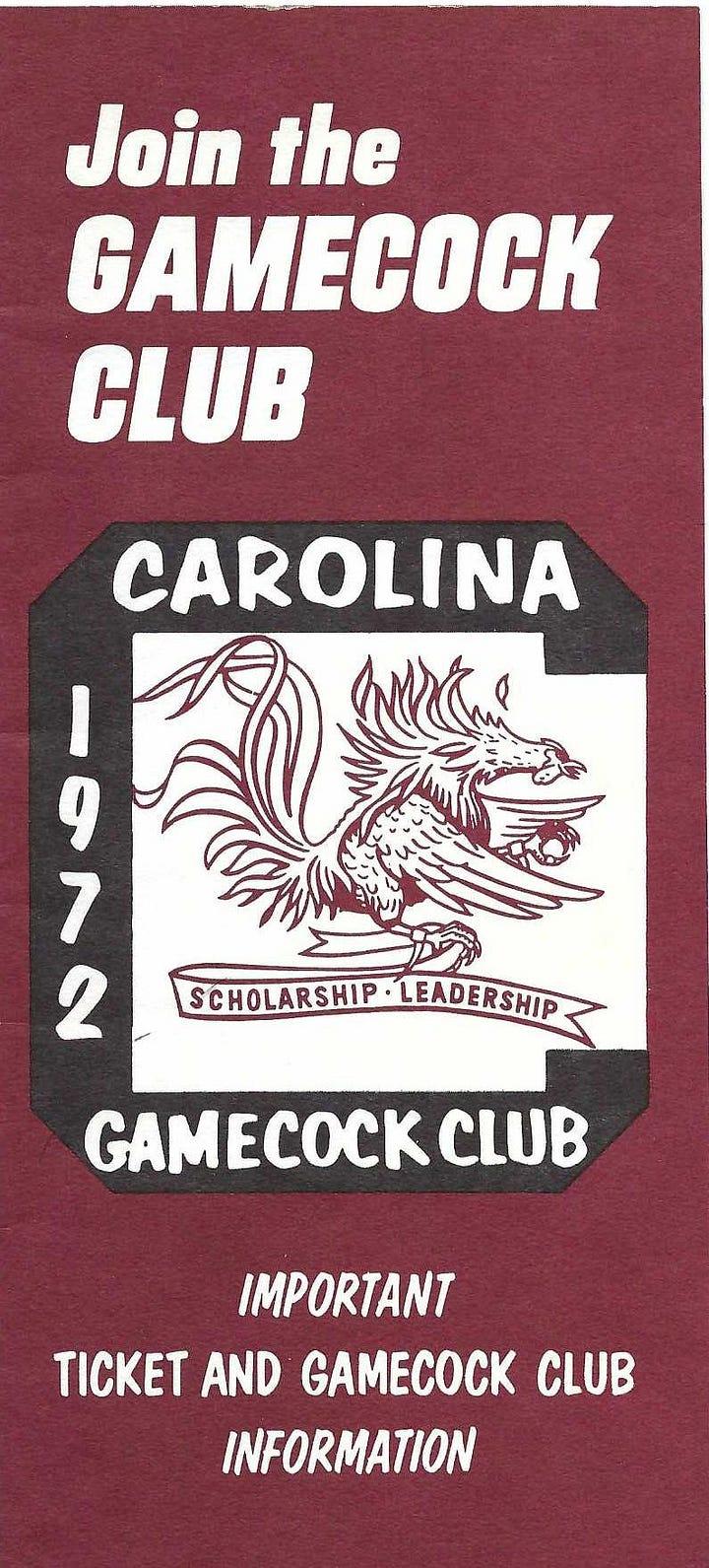 South Carolina athletics' Block “C” Gamecock turns 50