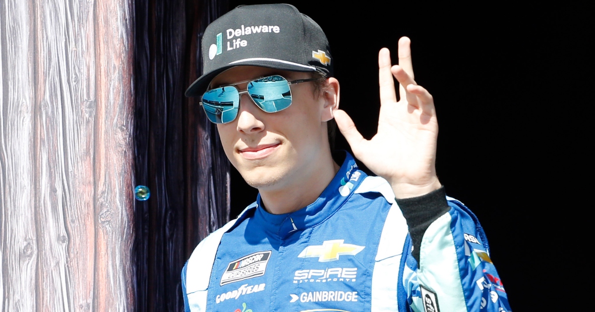 Carson Hocevar explains meaning behind flipping off Layne Riggs at Kansas