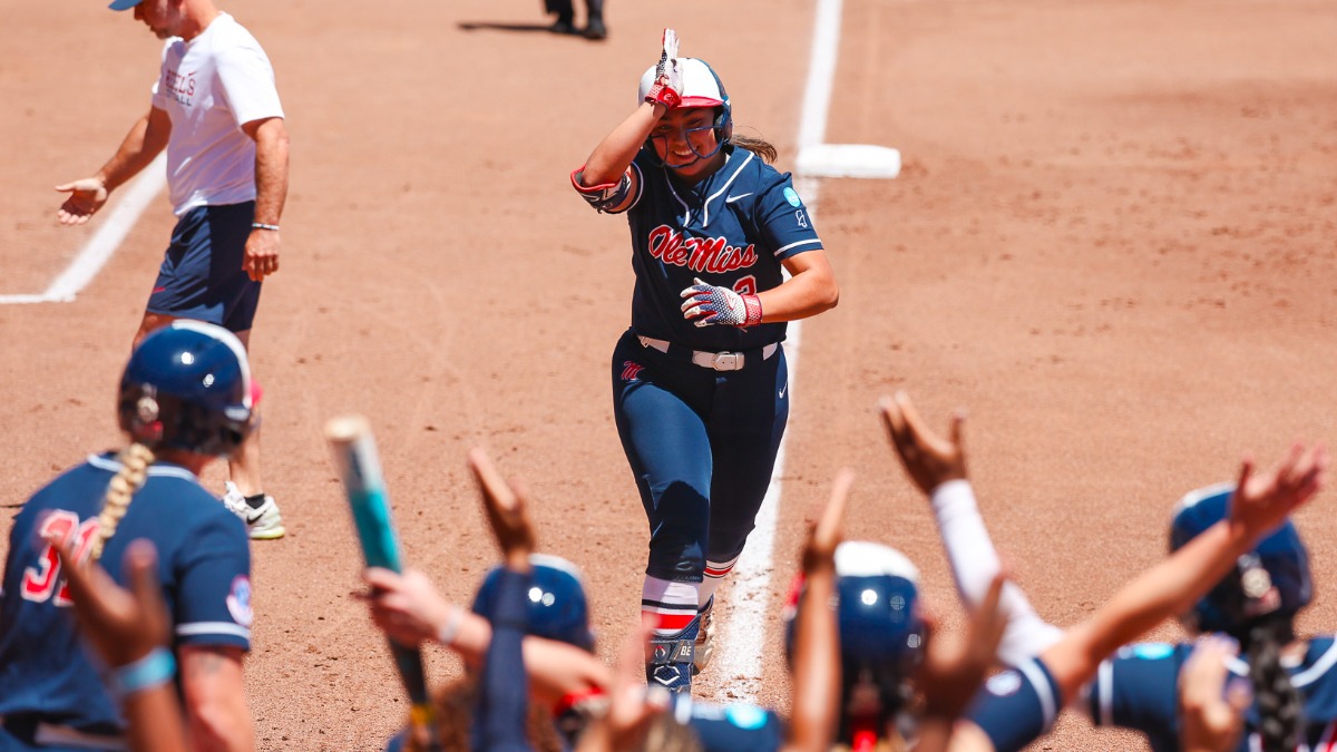 Llamas’ home run heroics propel Ole Miss softball to brink of Super