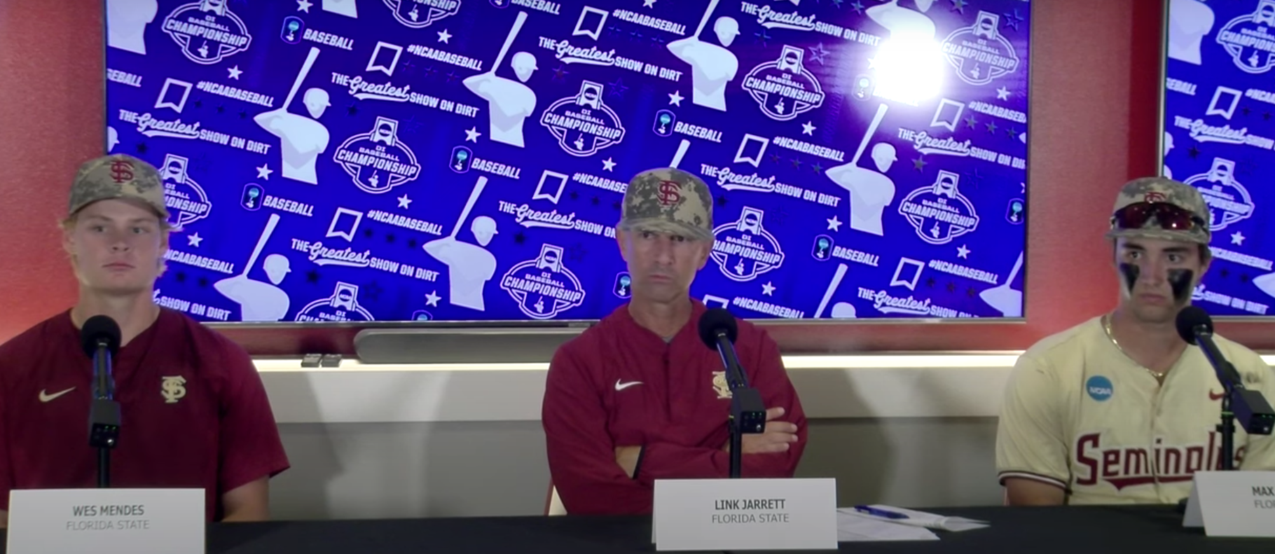 Link Jarrett, FSU players talk after emotional NCAA Regional win