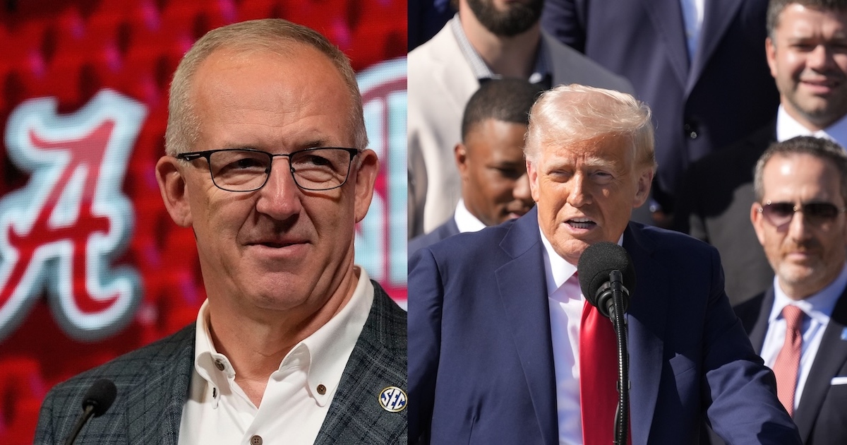 Greg Sankey opens up on golf trip with President Donald Trump - On3