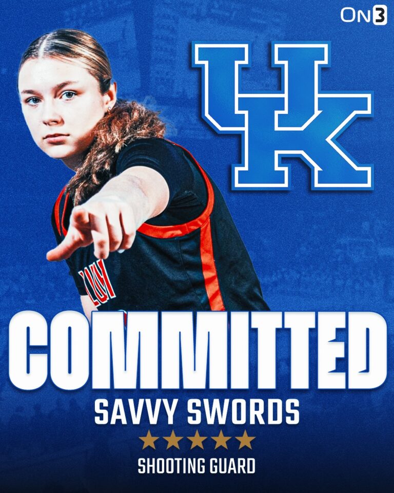 2026 five-star wing Savvy Swords commits to Kentucky WBB - On3
