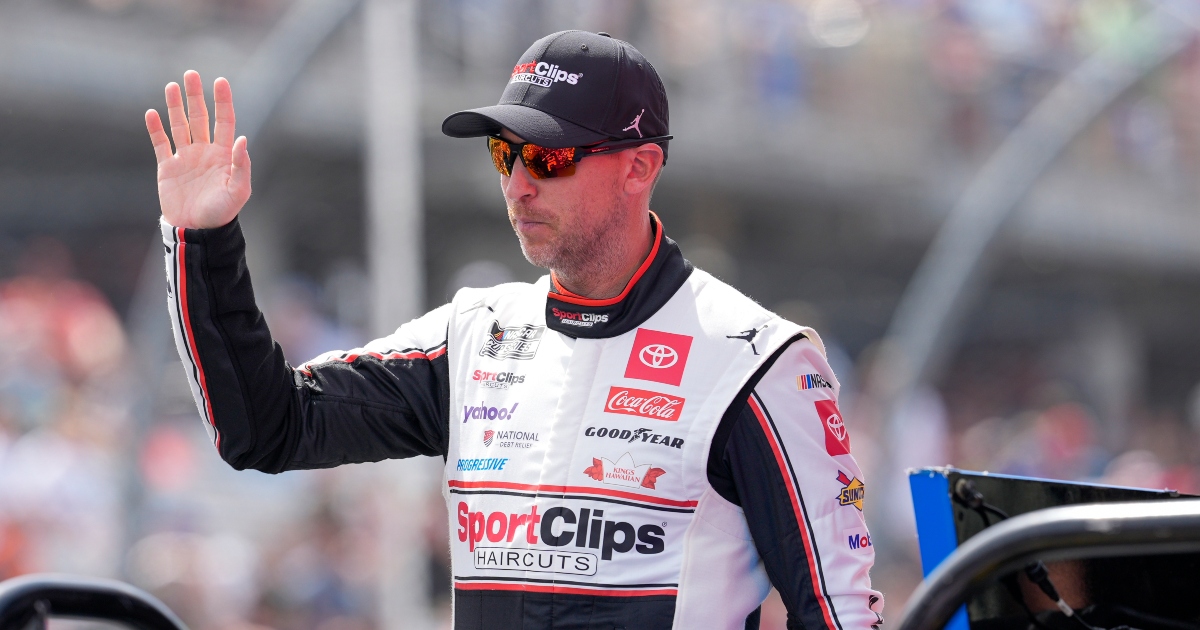 Denny Hamlin previews joining broadcast booth for NASCAR Xfinity race ...