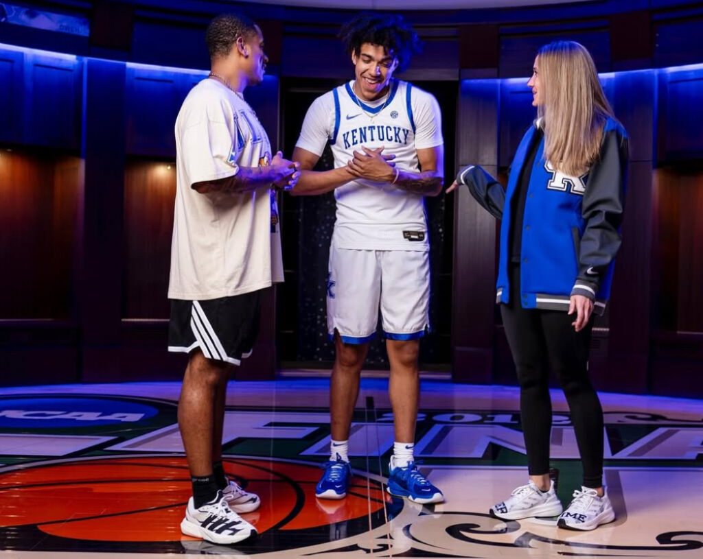 LOOK: Tay Kinney rocks Kentucky blue on official visit to Lexington - On3