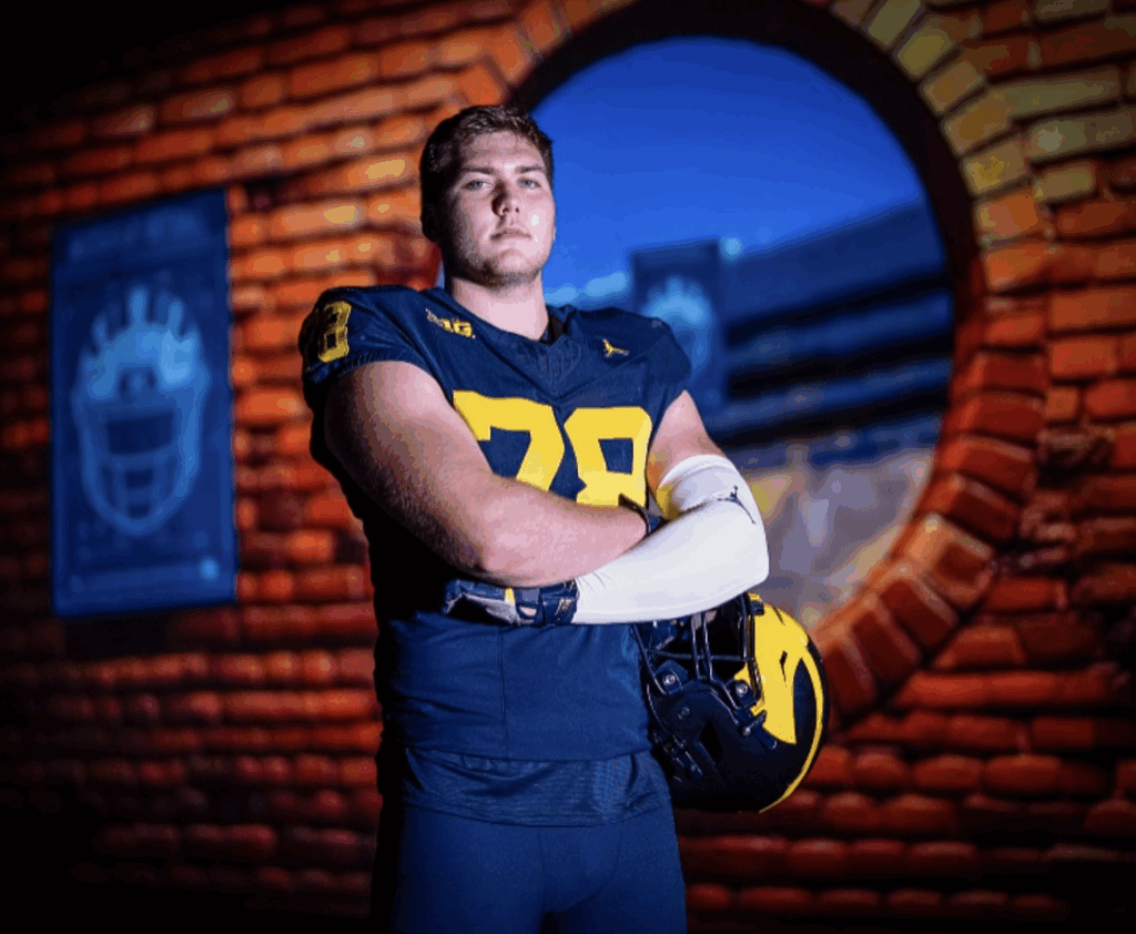 4-Star 2026 OL Marky Walbridge commits to Michigan - On3