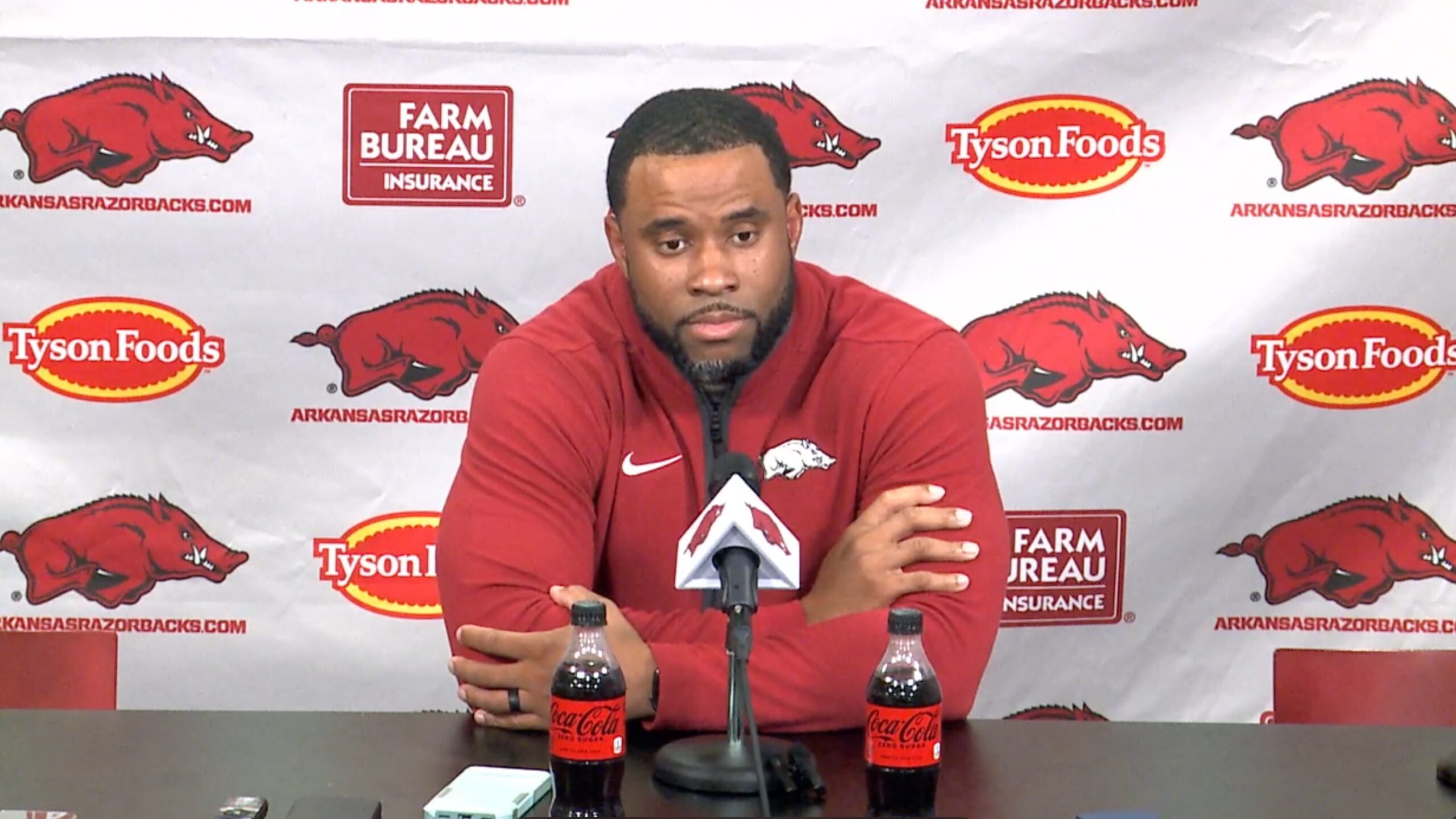 WATCH: Arkansas Deputy AD/GM Remy Cofield press conference - On3