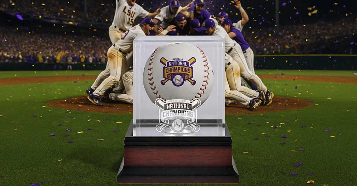 Celebrate with limited edition LSU National Champion Baseball and Case ...