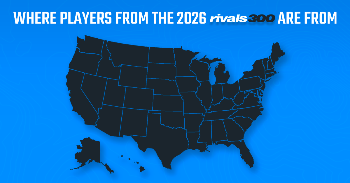 States with the most recruits in the latest 2026 Rivals300 rankings - On3