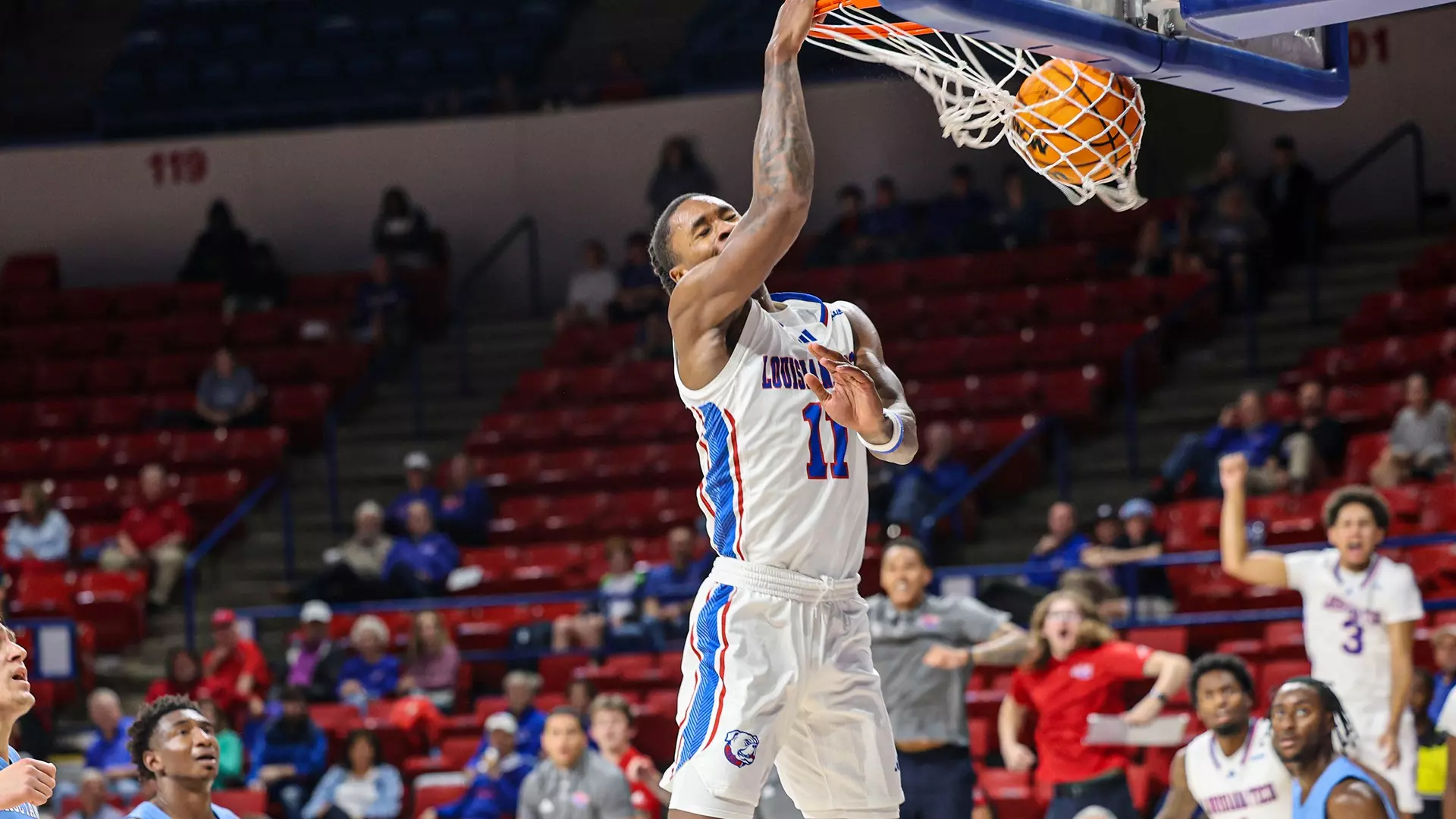 Talvin Hester, Kaden Cooper, and AJ Bates talk Dunkin' Dogs Basketball ...