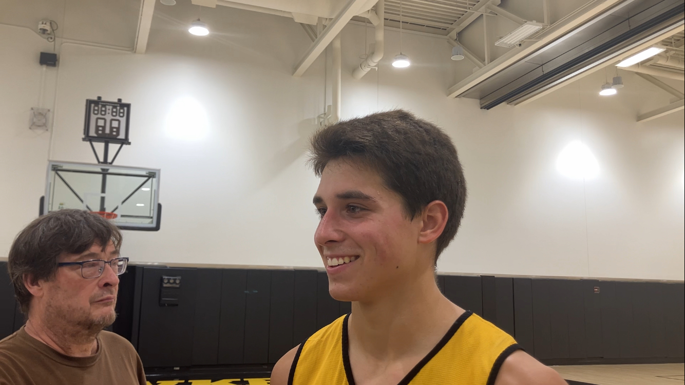 Peyton McCollum talks transition to Iowa, playing for his dad