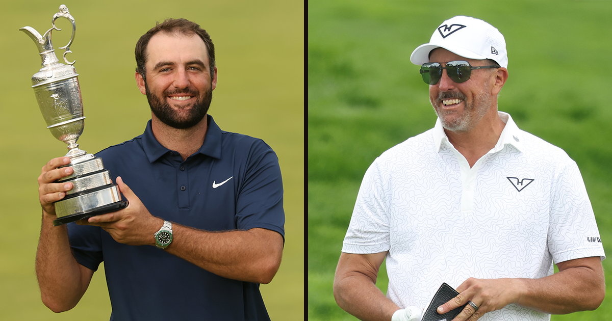 Lefty Love: Phil Mickelson reacts to Scottie Scheffler's Open ...